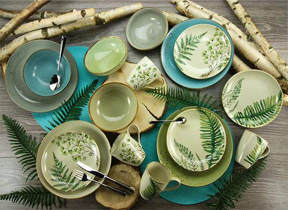 CreaTable 2210 Serie Nature Collection BOTANICA Geschirrset ...