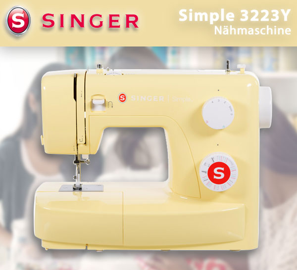VSM Singer Simple 3223y Yellow Sewing Machine Mechanical Arm 23 ...